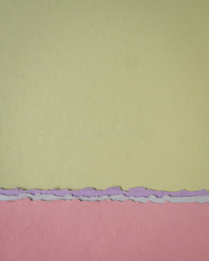 Abstract Paper Landscape in Vertical Format - Collection of Handmade ...