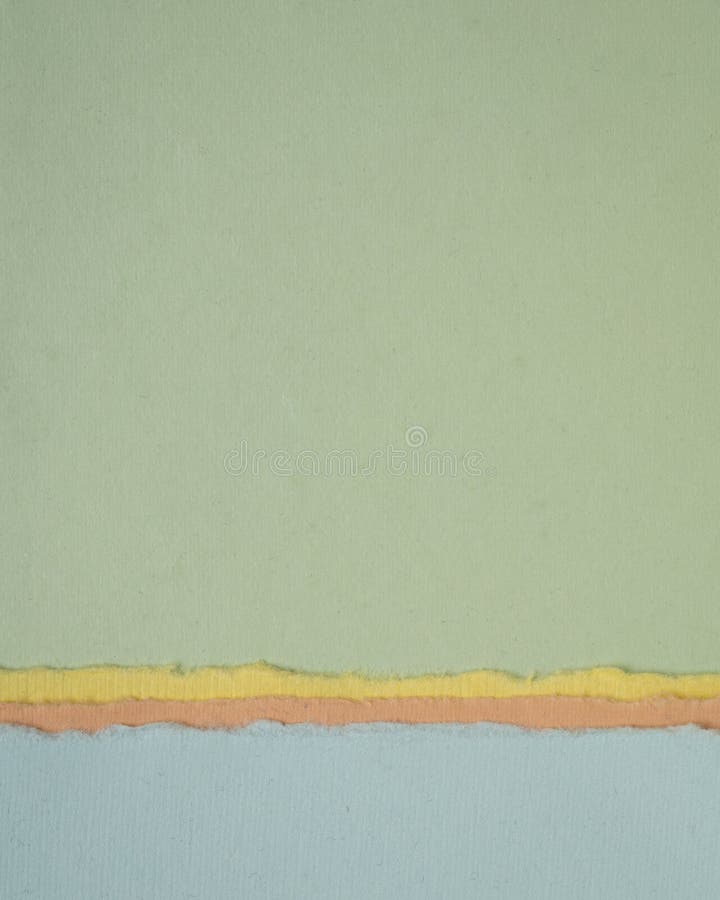 Abstract Paper Landscape in Vertical Format - Collection of Handmade ...