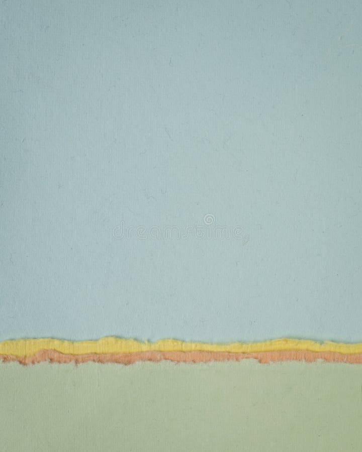 Abstract Paper Landscape in Vertical Format - Collection of Handmade ...