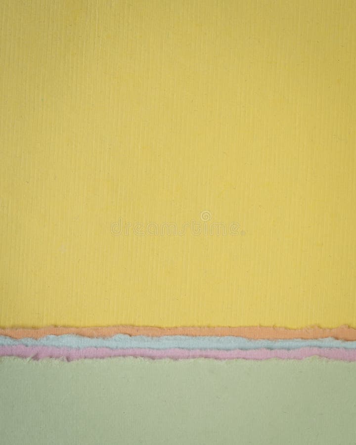 Abstract Paper Landscape in Vertical Format - Collection of Handmade ...