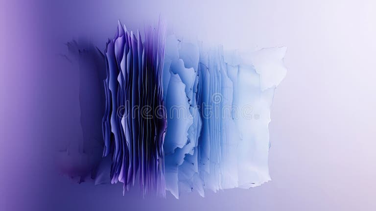 Abstract Paper Layers Glitch Effect Visualizing Big Data Concept Stock ...