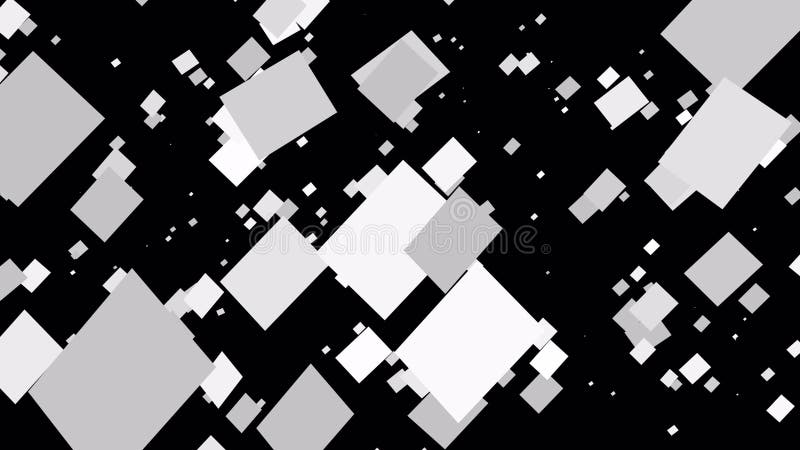 Abstract Paper Pattern Motion Background.Rectangle Black and White ...