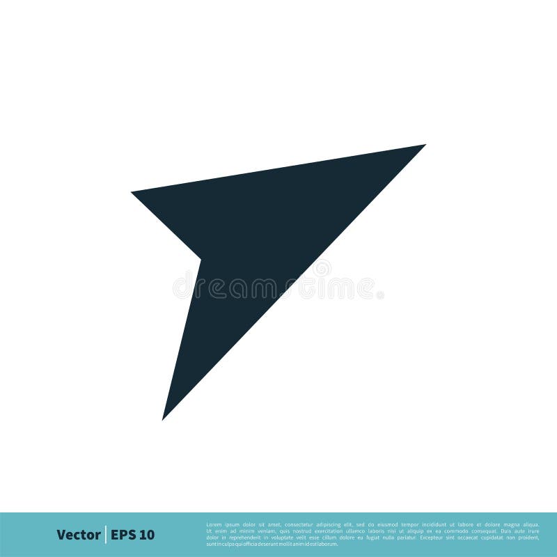 Abstract Paper Plane Arrow Icon Vector Logo Template Illustration ...
