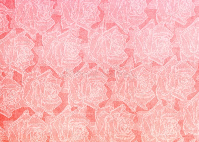 Abstract Paper Roses Background Picture. Image: 6932279