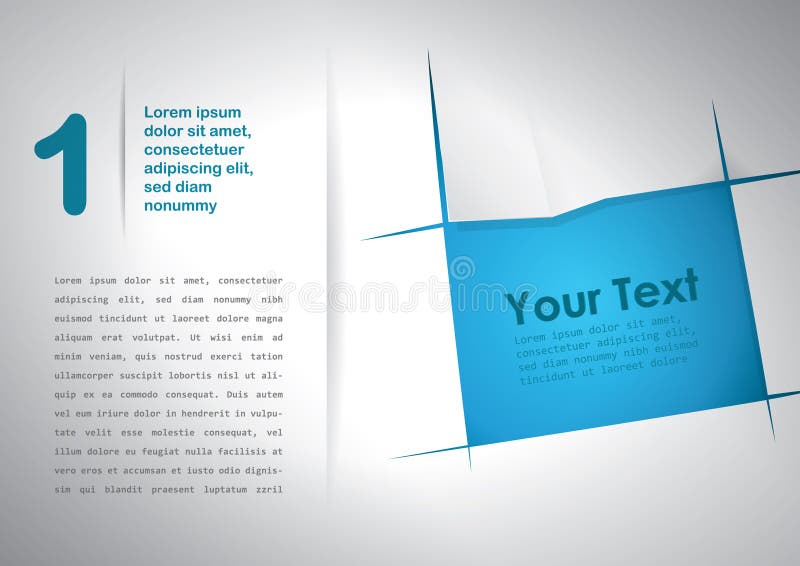 Abstract Paper Text. Vector Illustration Decorative Design Stock Vector ...