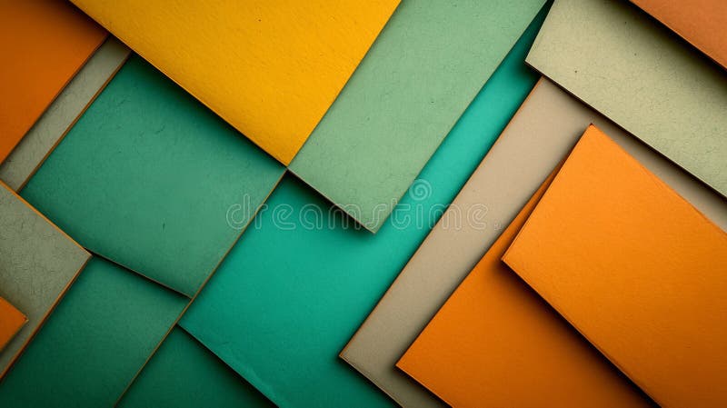An Abstract Paper Texture Background in Various Shades of Green, Yellow ...