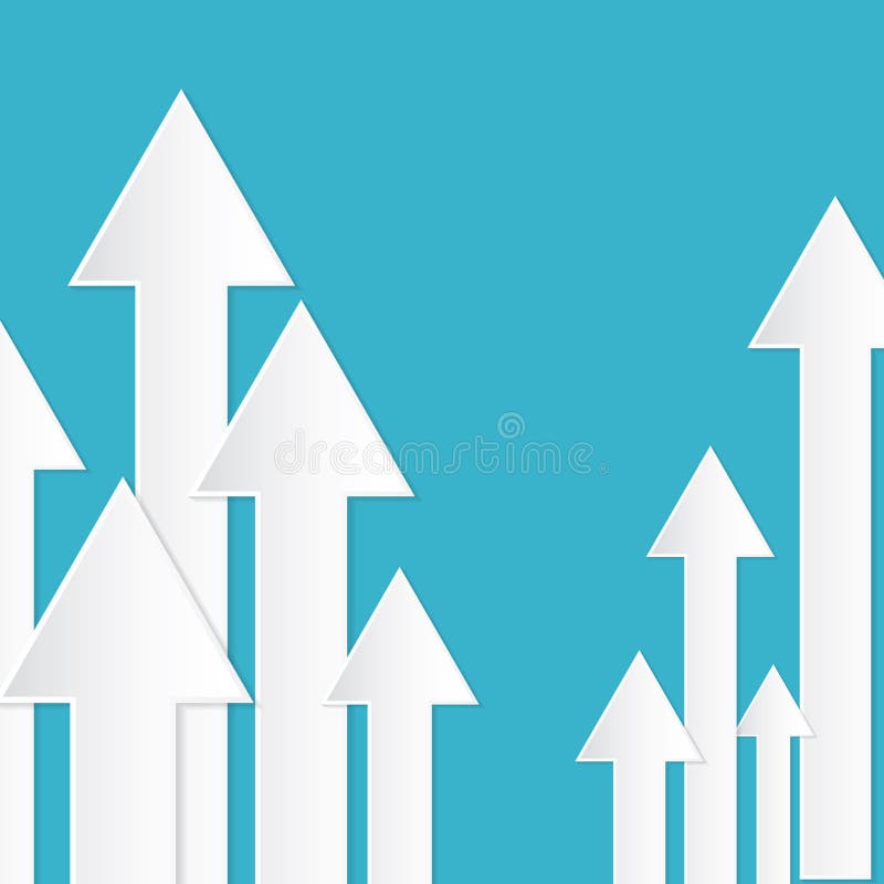 Abstract Paper Vector Arrows Stock Vector - Illustration of abstract ...