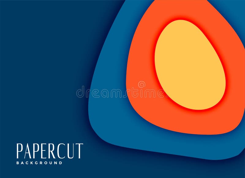 Abstract Cover Page Design with Curve Shapes Stock Vector ...
