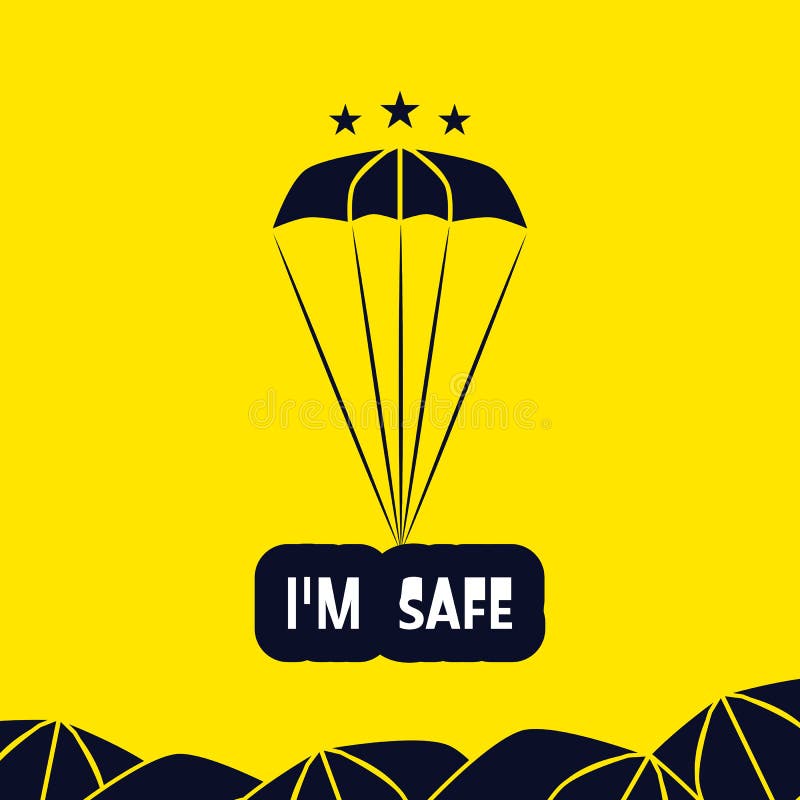 Parachute Silhouette Vector Stock Vector - Illustration of skydiver ...