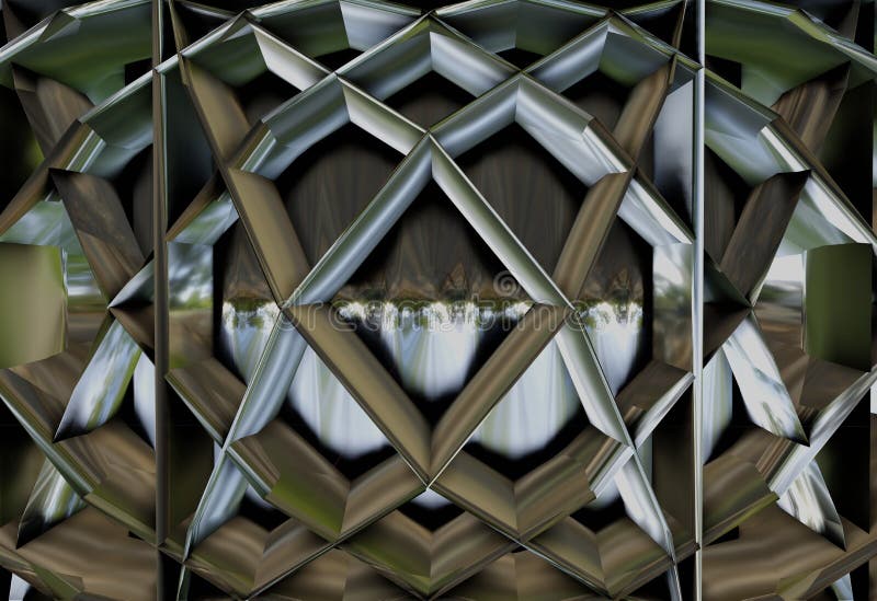 Abstract Parallelogram Shape Mosaic Stock Illustration - Illustration ...