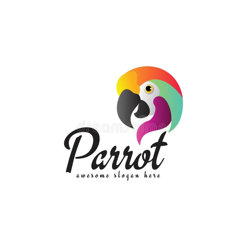 Abstract Parrot Logo Design, Colorful Bird Logo,modern, Vector, Icon ...