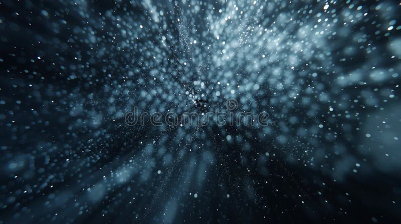 Abstract Particle Background Blue Light Digital Motion Futuristic ...