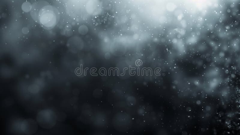 Abstract Particle Cloud Background. Glitter Dust, Bokeh Effect, and ...