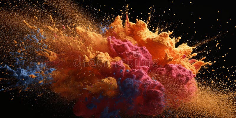 Abstract Particle Explosi for Celebration Decoration Design. Modern ...