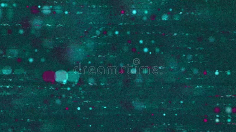 Particles Glitch Background Animation. Animation on Black Background ...