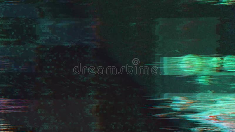 Particles Glitch Background Animation. Animation on Black Background ...