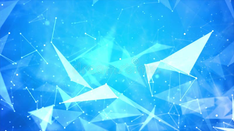 Abstract Particle Loop Background Mess Network Stock Video Video Of Contemporary Lights