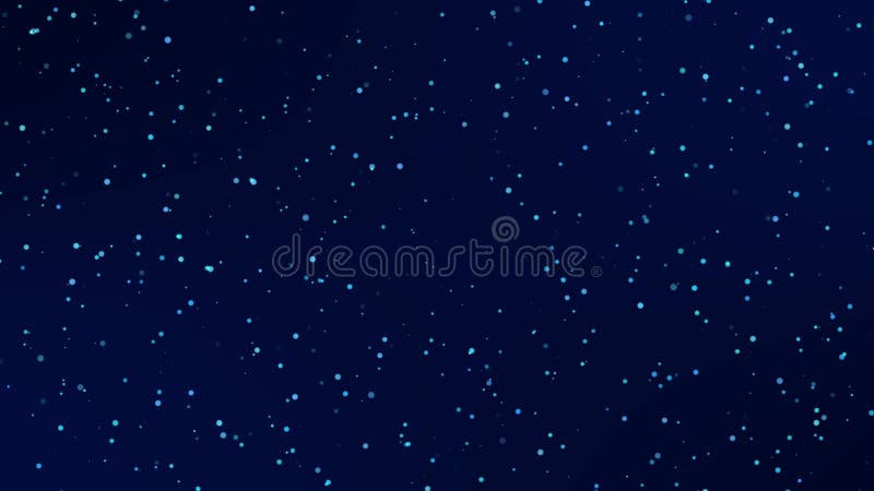 Abstract Particles Background with Animated Glowing Blue Dots Loop ...