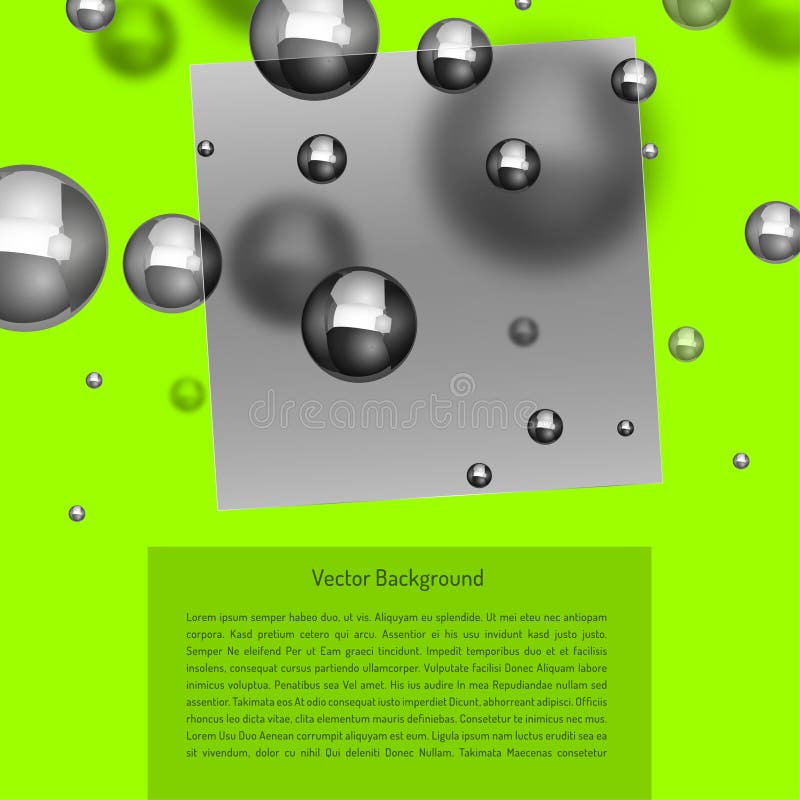 Abstract Particles Background Stock Vector - Illustration of nucleus ...