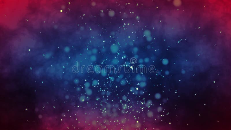 Abstract Particles Background Moving Particles Light and Bright Colored ...