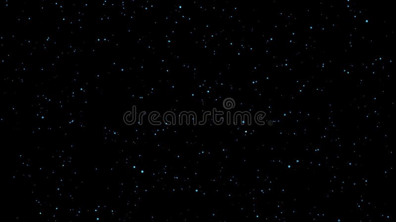 Abstract Particles Black Screen Overlay with Blue Lighting Dots Black ...
