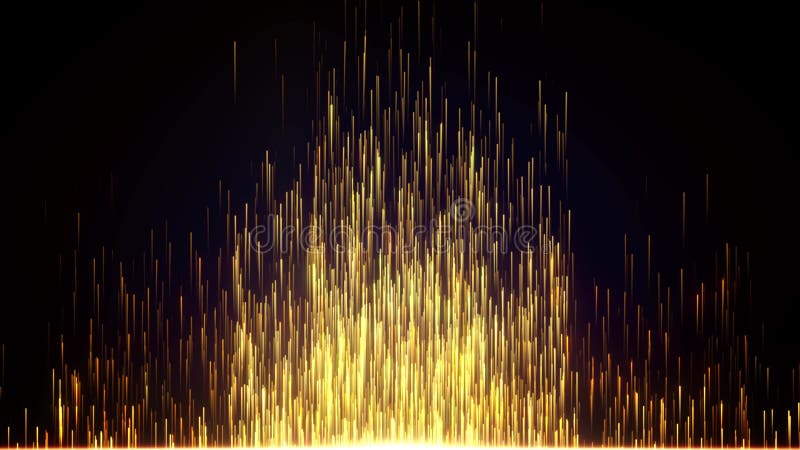 Abstract Particles Fiber Lines Flowing Fx Background Stock Video ...