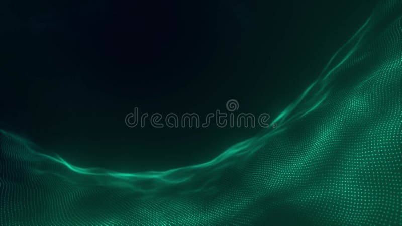 Abstract Particles Fields 04 Background Stock Video - Video of green ...