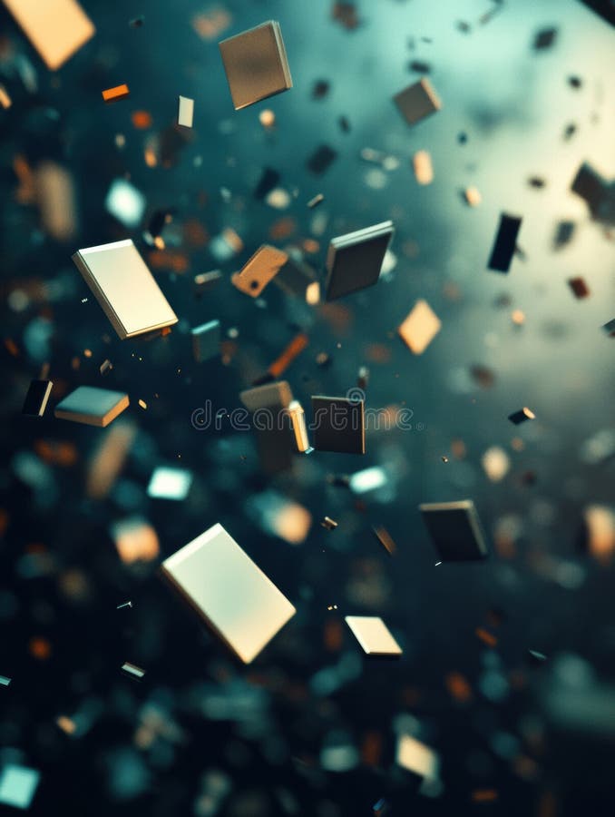 Abstract Particles in Motion Create a Mesmerizing Visual Display of ...