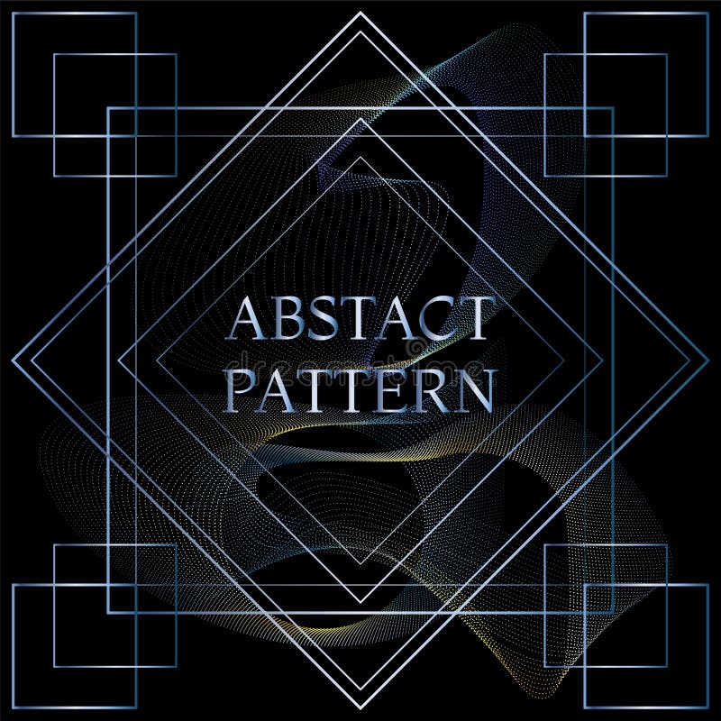 Abstract particles pattern stock vector. Illustration of particle ...