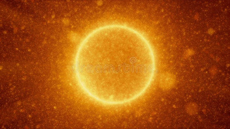 Abstract Particles Sun Solar Flare Particles Stock Illustration ...
