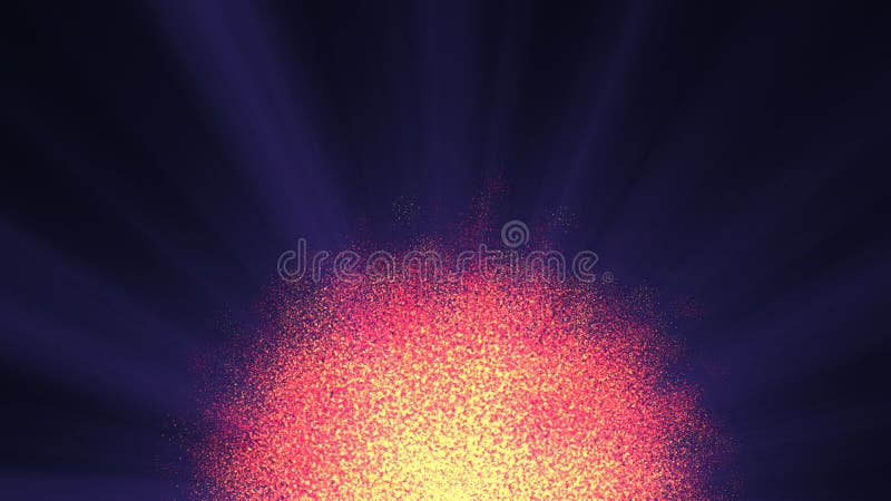 Abstract Particles Sun Solar Flare Particles Stock Illustration ...