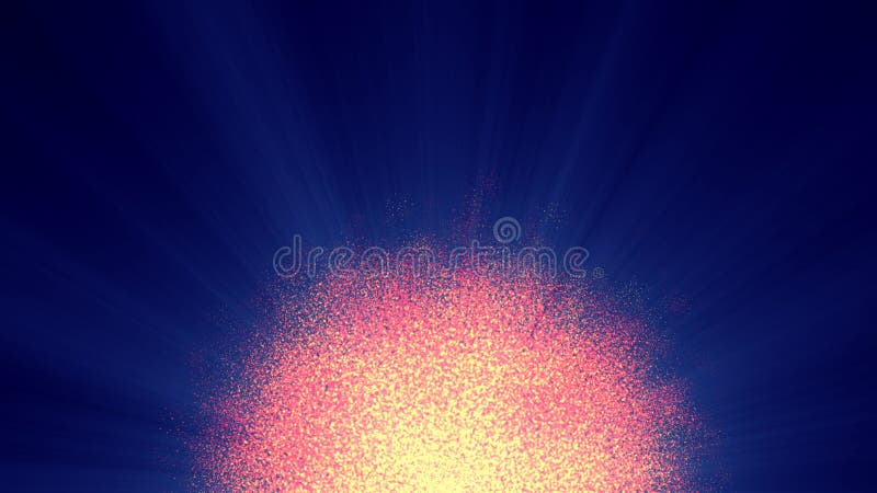 Abstract Particles Sun Solar Flare Particles Stock Illustration ...