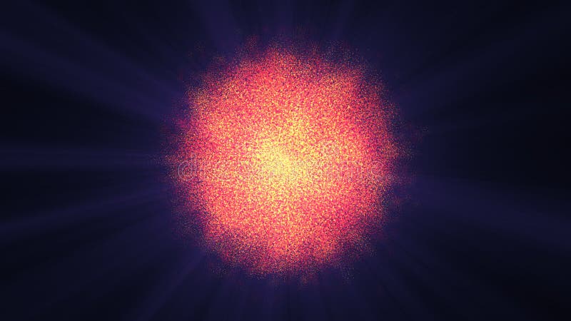 Abstract Particles Sun Solar Flare Particles Stock Illustration ...