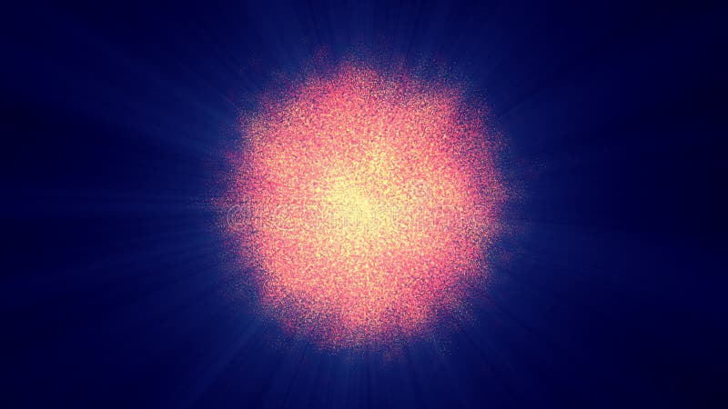 Abstract Particles Sun Solar Flare Particles Stock Illustration ...