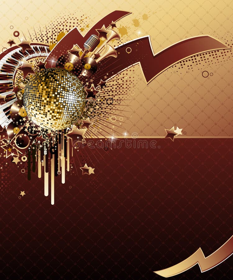 Abstract party design. stock vector. Illustration of megaphone - 6390669