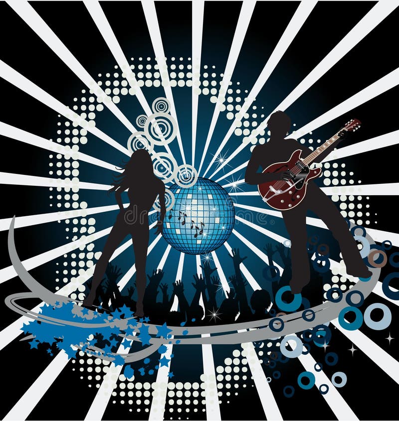 Abstract party poster stock vector. Illustration of people - 15327737