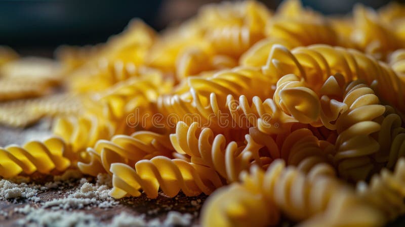 Abstract Pasta Texture Background - AI Generated Stock Illustration ...