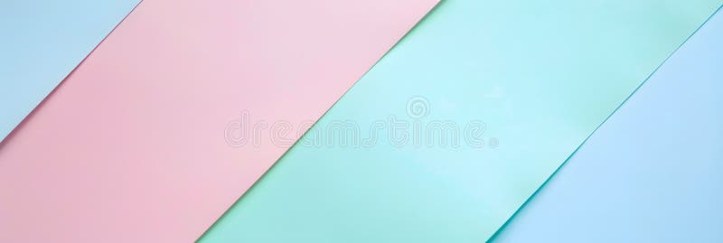 Abstract Pastel Background with Pink, Blue, and Mint Paper Stock ...