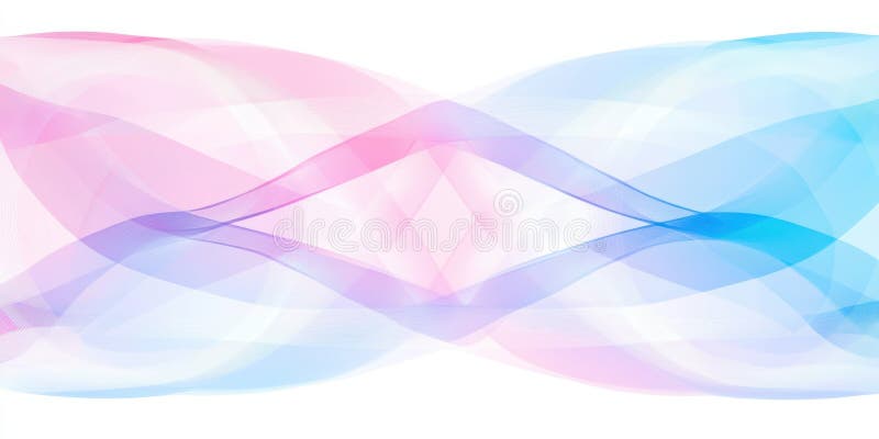Abstract Pastel Background with Pink and Blue Wave Design Stock Photo ...