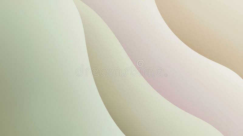 Abstract Pastel Background in Soft Colors with Dynamic Wavy Shapes ...