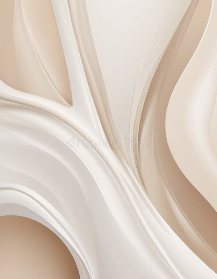 Abstract Pastel Background with a Swirling, Wavy Design in Shades of ...