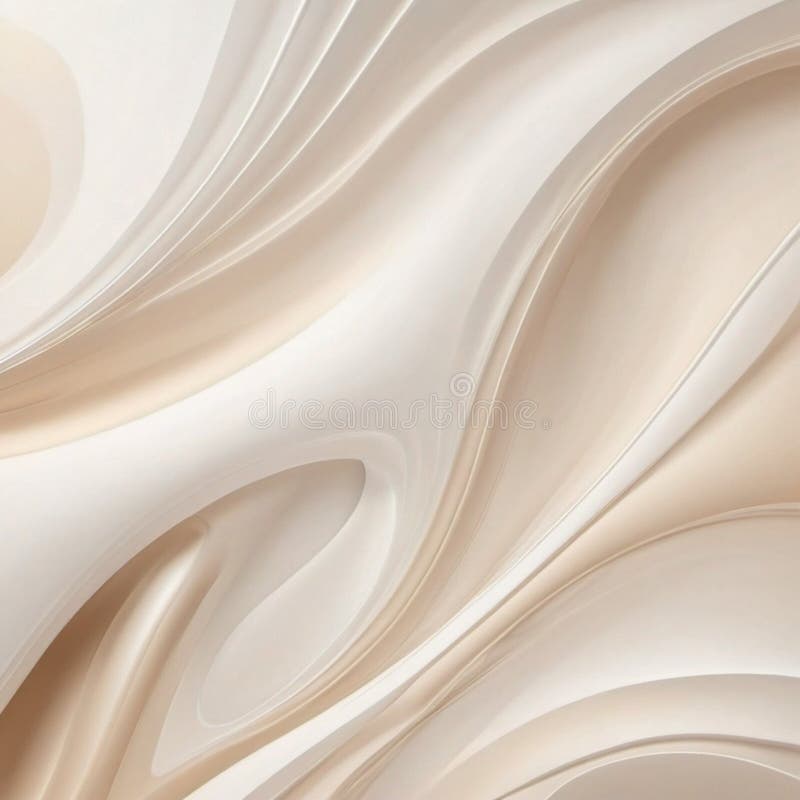 Abstract Pastel Background with a Swirling, Wavy Design in Shades of ...