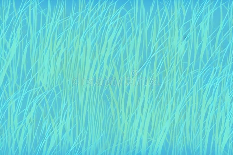 Abstract Blue Color Grass Background. Colored Background. Generative AI ...
