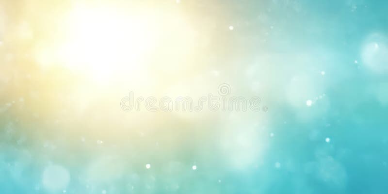 Abstract Pastel Blue and Yellow Bokeh Background Soft Light Summer Vibe ...