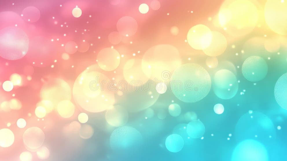 Abstract Pastel Bokeh Background with Soft Colors Stock Image - Image ...