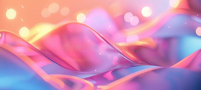 Colorful Abstract Wave Patterns Glowing Light Effects Smooth Gradients Stock Photos - Free ...