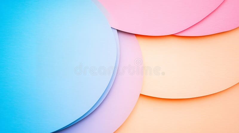 Abstract Pastel Circles Overlapping Creating a Soft and Textured Background Design Stock ...