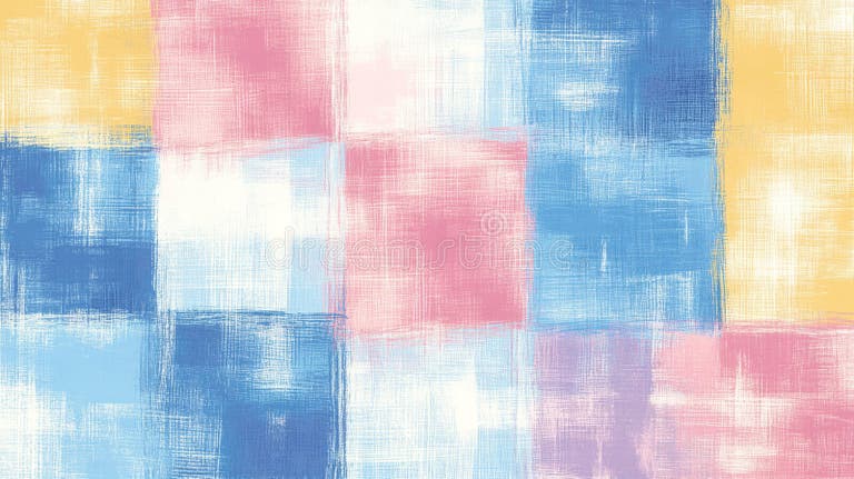 Abstract Pastel Color Block Pattern Background Stock Illustration ...