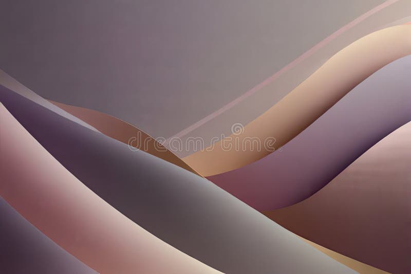 Abstract Pastel Color Curves Background Stock Illustration ...