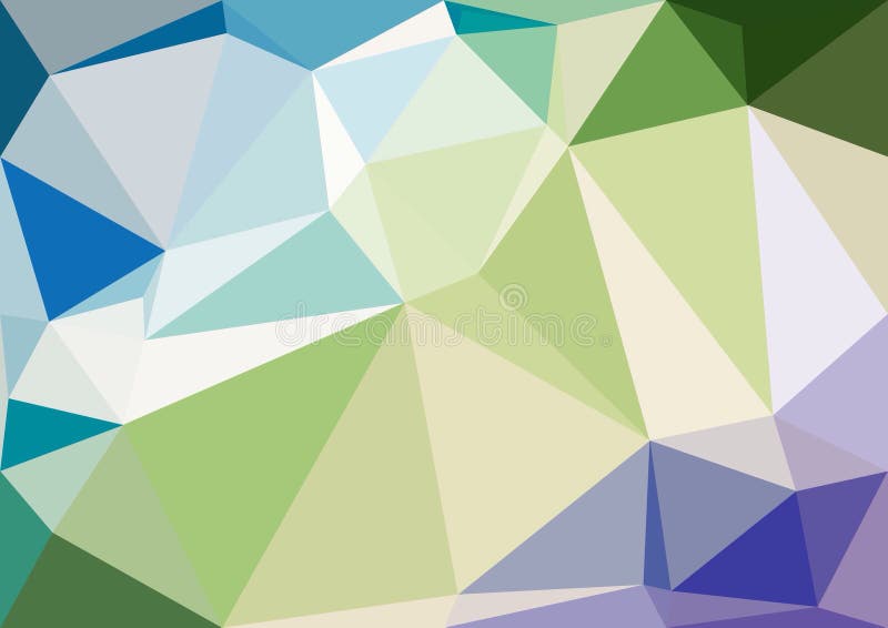 Abstract Pastel Color Low Poly Bokeh Wallpaper Stock Illustration ...
